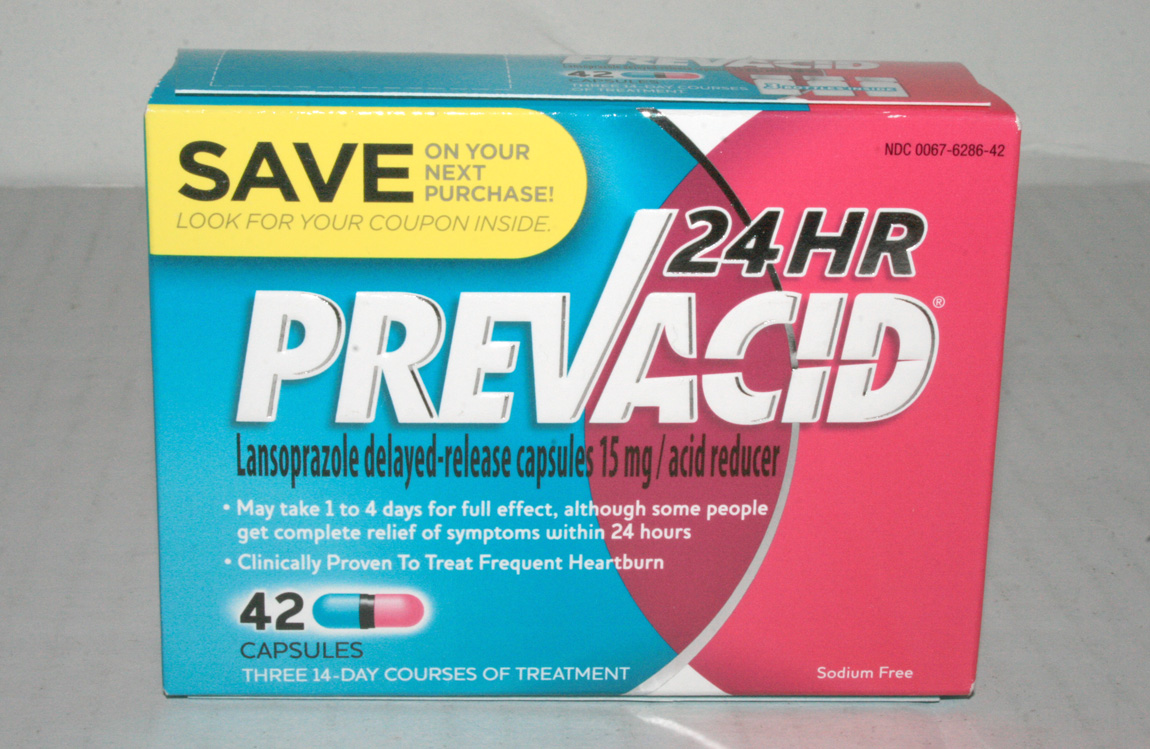 Prevacid 24hr Lansoprazole 42 Capsules 15mg Acid Reducer Exp 2017 New